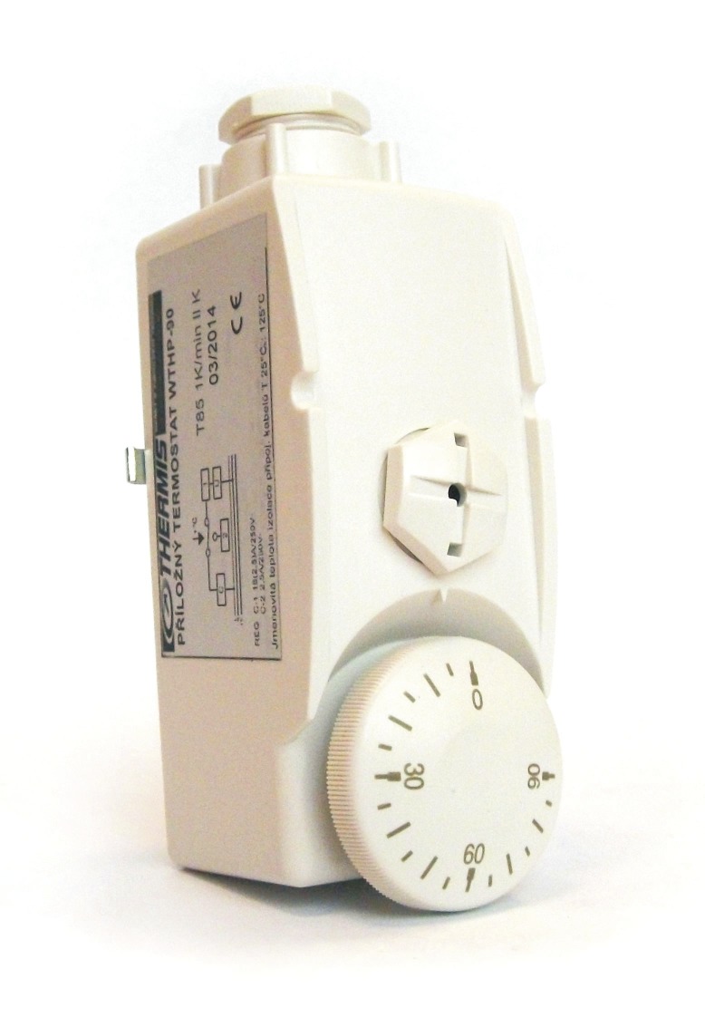 Cased contact thermostat series THP 90, WTHP 90 | Thermis, spol. s r.o.